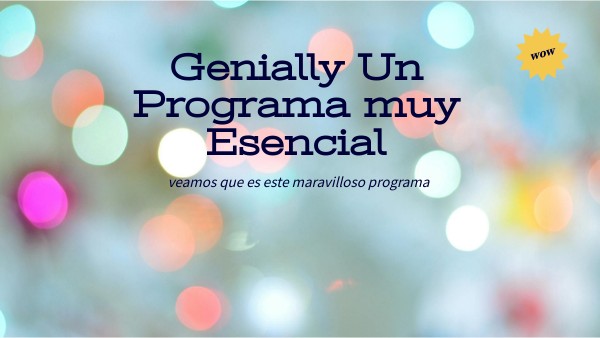 Tema de Genially Eva. Fnal. Parte 2