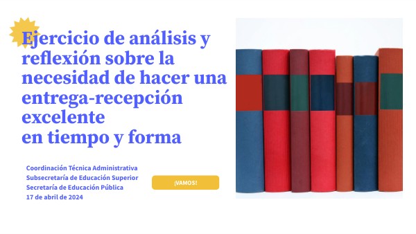 Ejercicio de análisis y reflexión sobre la necesidad de hacer una entr | Genially