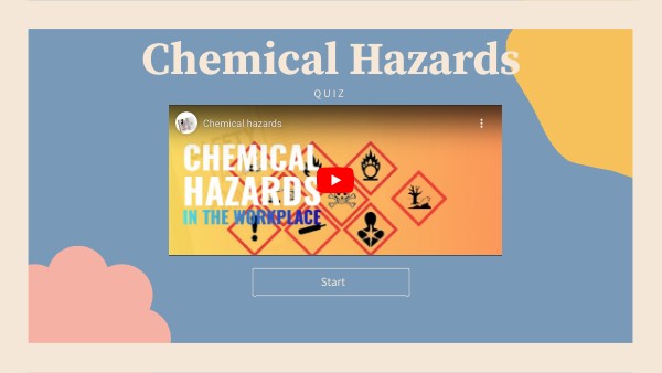 CHEMICAL HAZARDS QUIZ