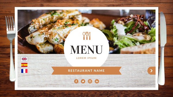 RESTAURANT MENU | Genially