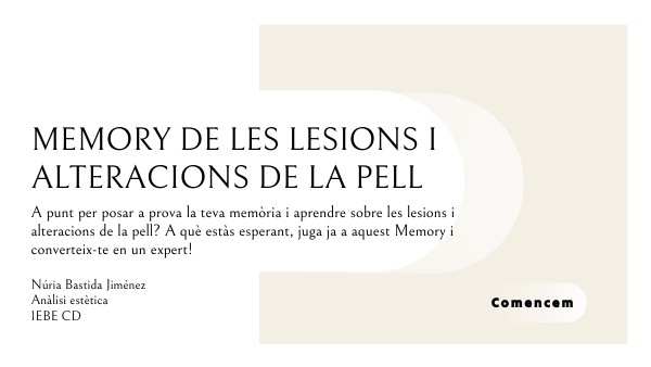 Corporate memory game | Genially