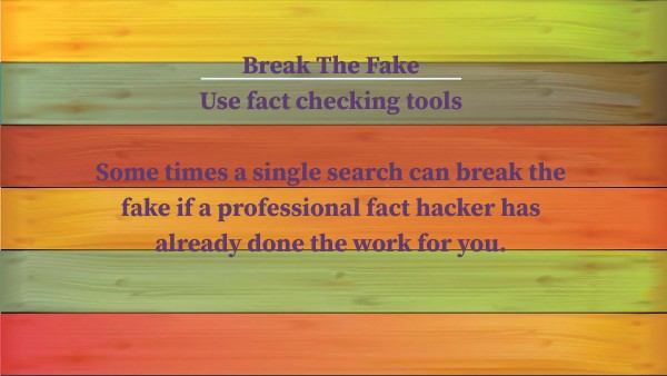 Fact checking tools
