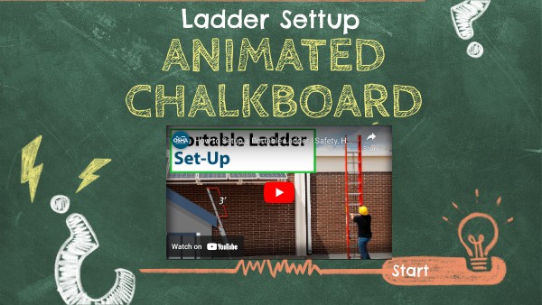 Animated chalkboard quiz | Genially