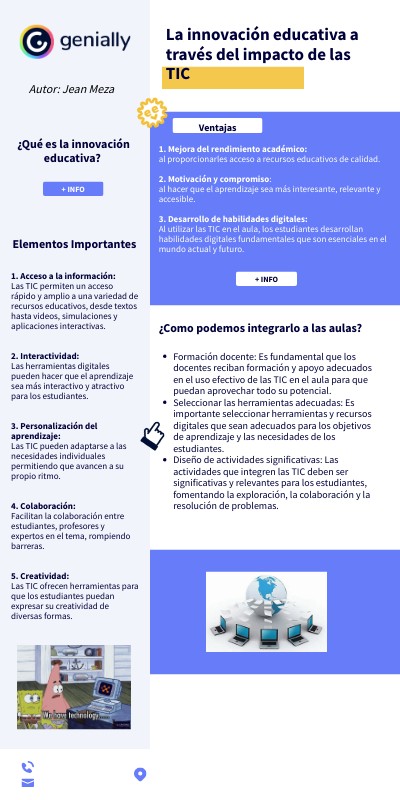 INNOVACION EDUCATIVA (TIC) | Genially