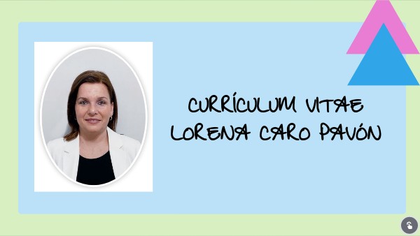 CURRÍCULUM VITAE LORENA | Genially