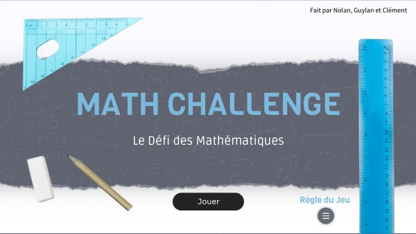 Jeu de société vf maths
