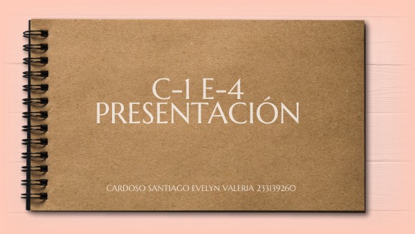 C1-E4 PRSENTACION