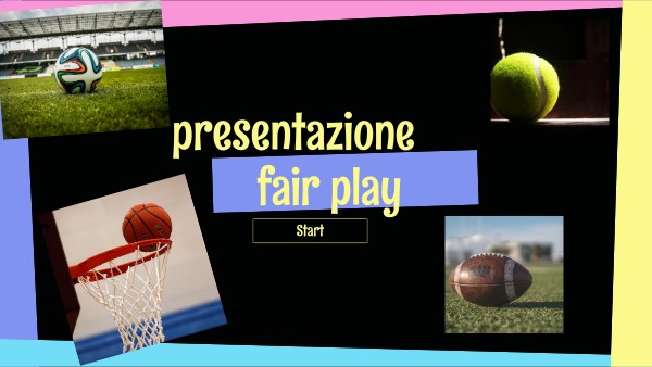 Presentazione fair play nello sport