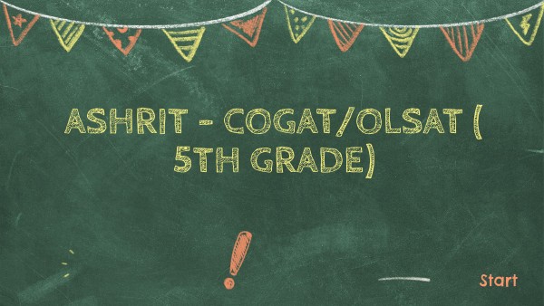 Ashrit - 5th grade OLSAT