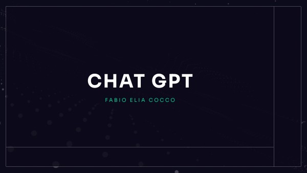 presentazione Chat GPT