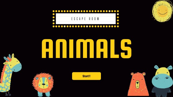 Escape Room Animals | Genially
