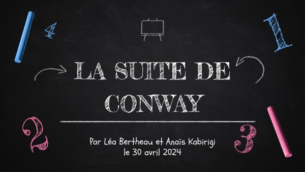 La suite de John Conway