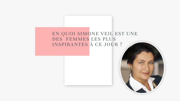 simone veil | Genially