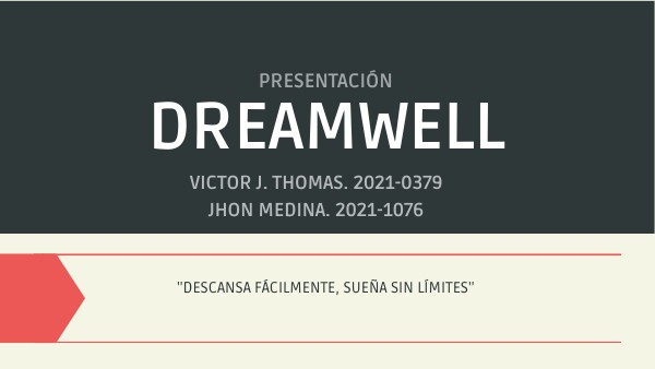 DreamWell | Genially