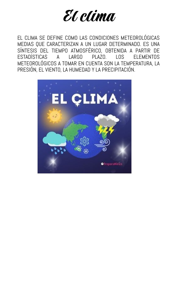 El clima | Genially