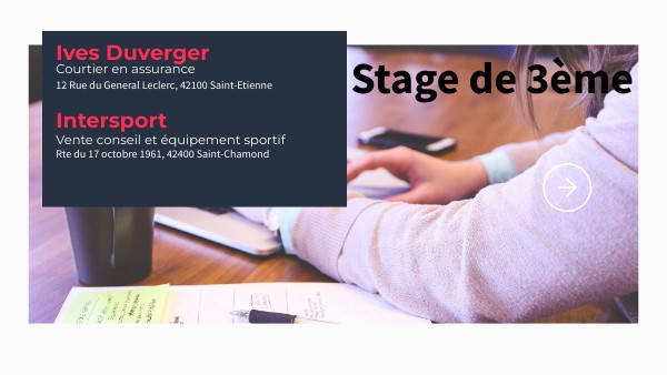 oral de stage. | Genially