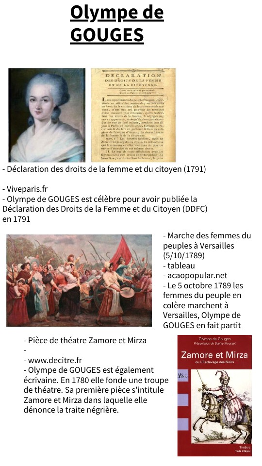 Olympe de GOUGES
