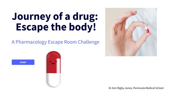The Journey of a Drug: Escape the Body! | Genially