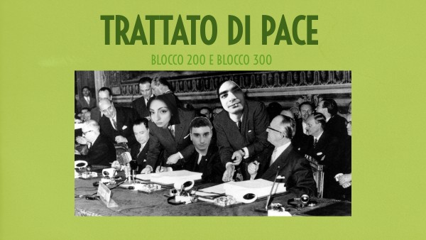 Trattato di pace | Genially