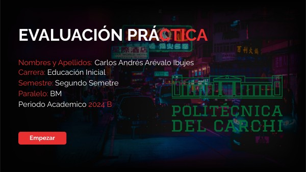 Evaluación práctica | Genially