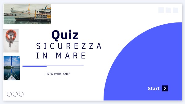 Quiz sicurezza in mare