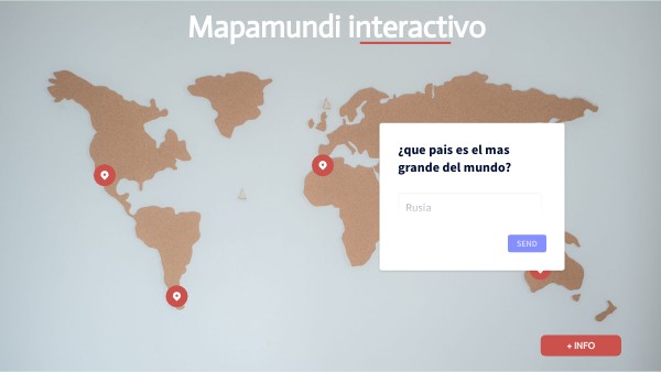 Mapamundi interactivo | Genially