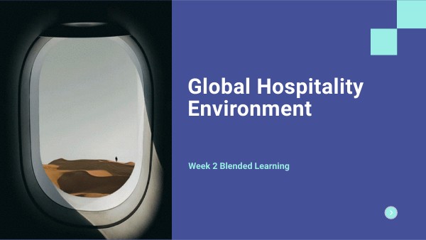 Global Hospitality Environment Wk 2 | Genially