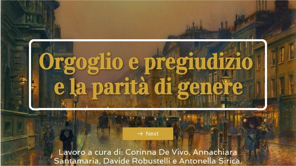 Orgoglio e pregiudizio e la parità di genere