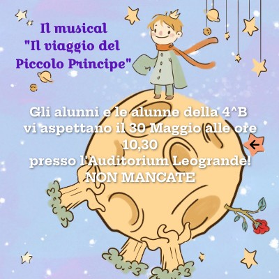 INTERACTIVE CARD LITTLE PRINCE