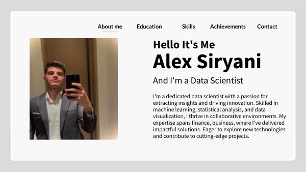 Interactive CV | Genially