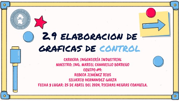 2.9 elaboración de graficas de control | Genially