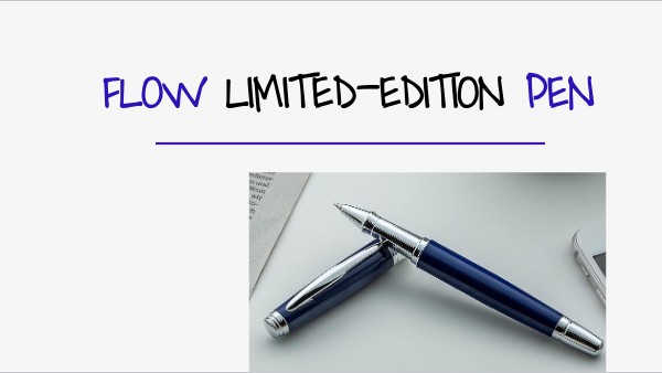 Flow, Limited-Edition Ballpoint Pen | Genially