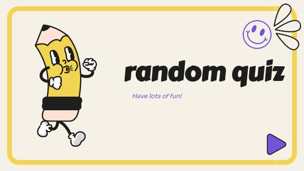 Random Quiz | Genially