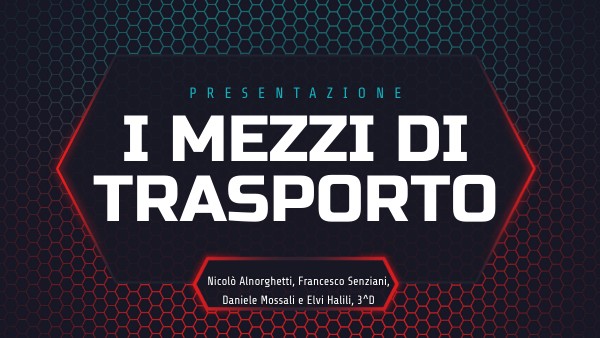 I MEZZI DI TRASPORTO