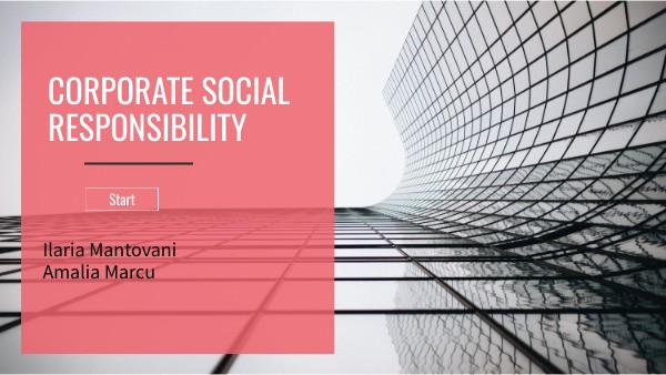 Corporate social responsibility | Genially