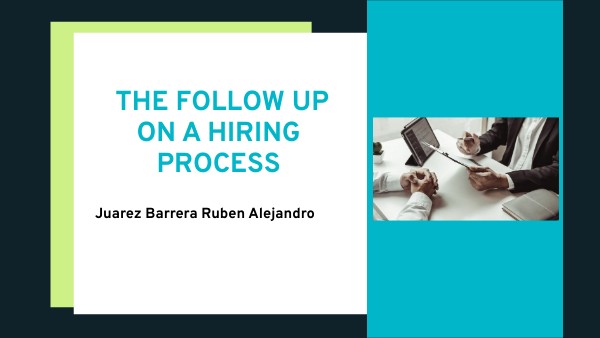 ORAL AND WRITTEN PROJECT, THIRD PARTIAL