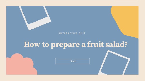 QUIZ Fruit Salad | Genially