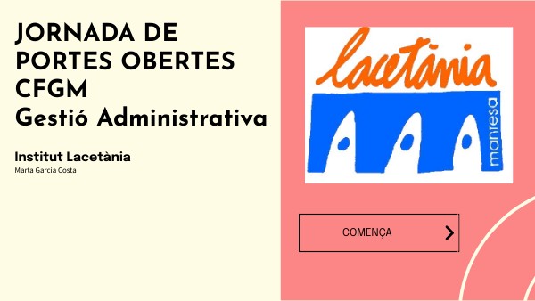 Presentació Genially- Marta Garcia