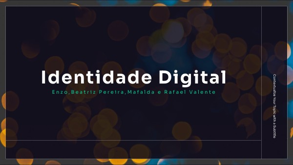 Identidade digital | Genially