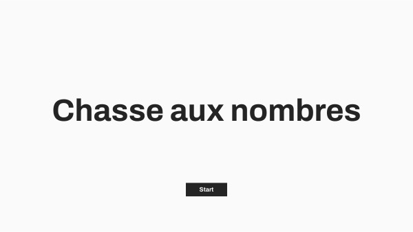 Chasse aux nombres CE2 Juliette FONTENY