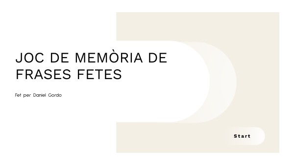 Corporate memory game | Genially