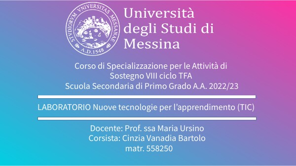 Cinzia Vanadia Bartolo TIC