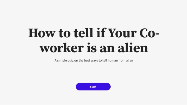 Basic Interactive Quiz | Genially