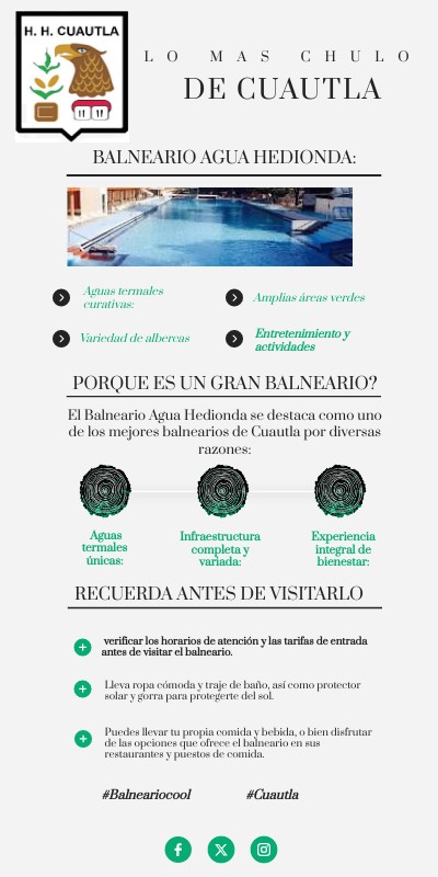 Infografía Balneario Agua Hedionda