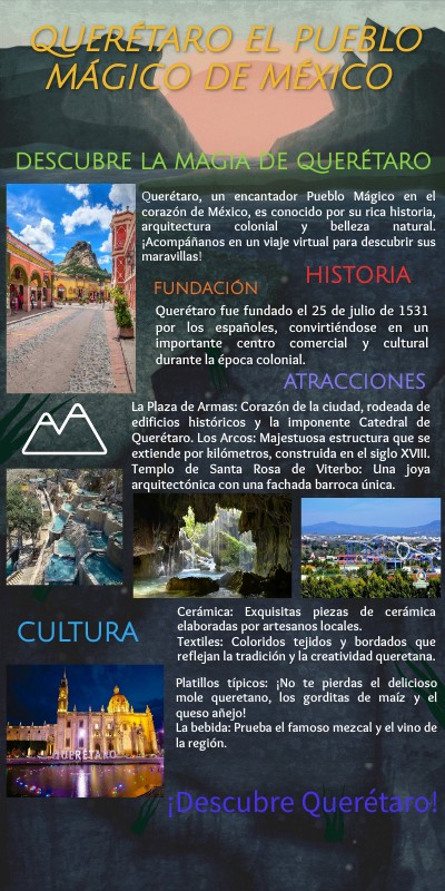 Infografía queretaro pueblo magico | Genially