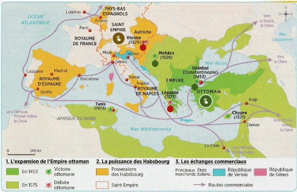 La Méditerranée en 1575