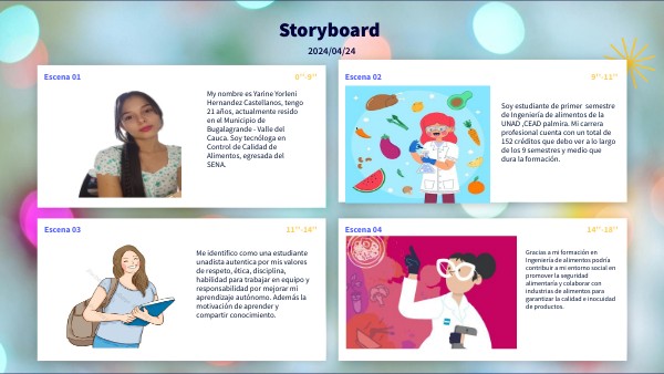 STORYBOARD YARINE | Genially