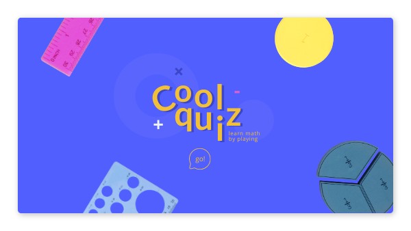 Cool math quiz