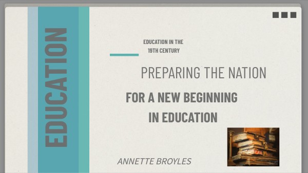 19TH CENTURY EDUCATION