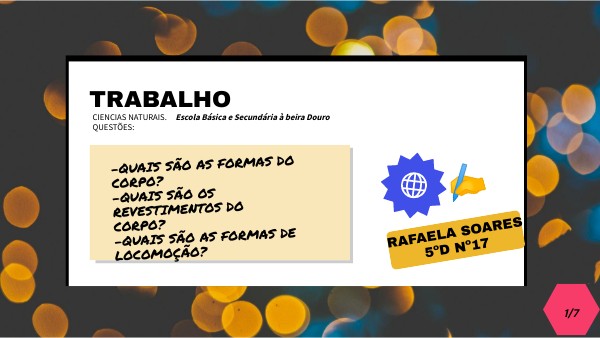 Trabalho de CN-Rafaela Soares 5ºD Nº17 | Genially